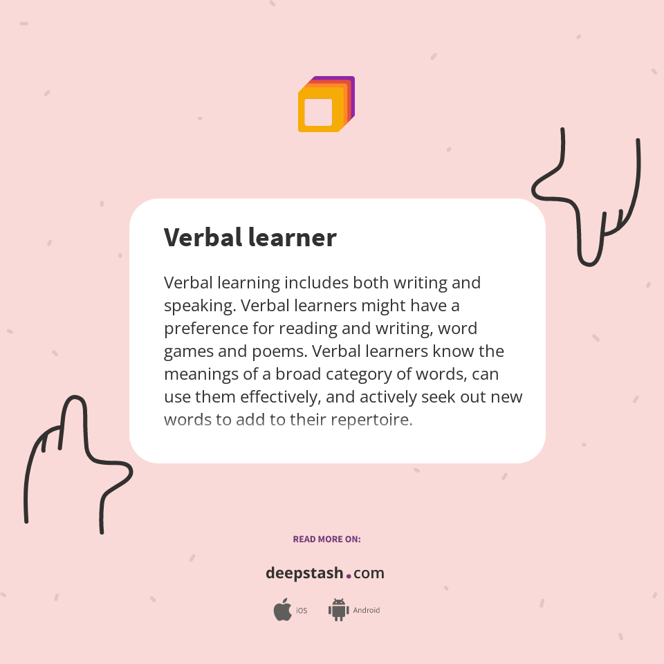 Verbal Learner Deepstash Verbal Learner Deepstash