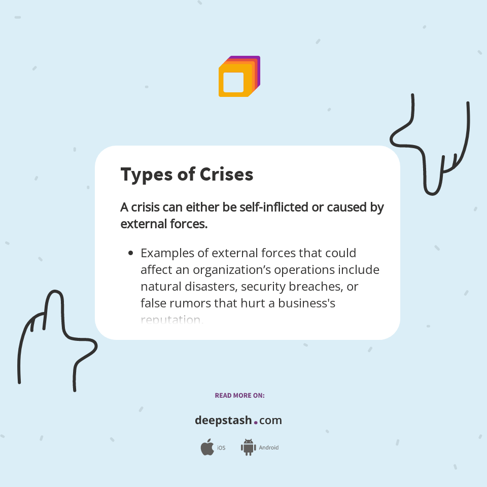 Types of Crises - Deepstash