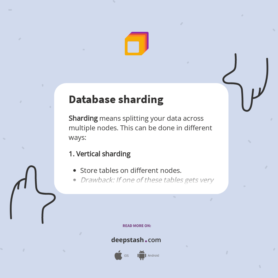 Database sharding - Deepstash