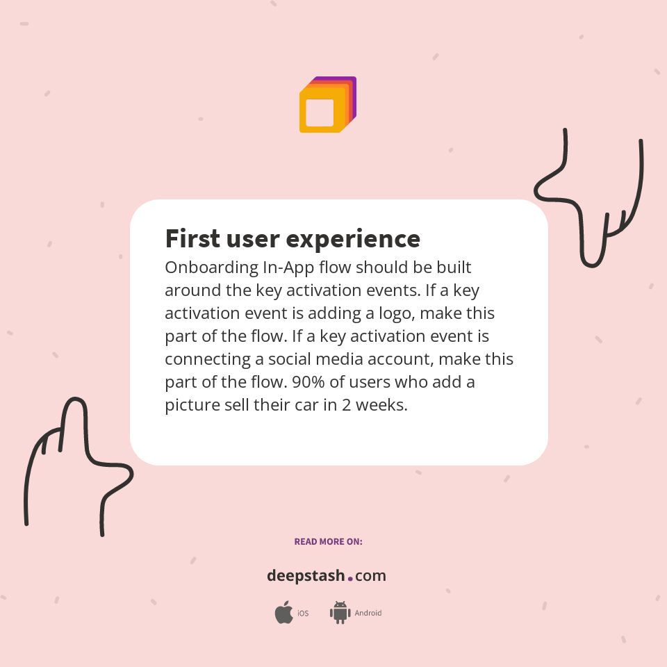 First user experience - Deepstash