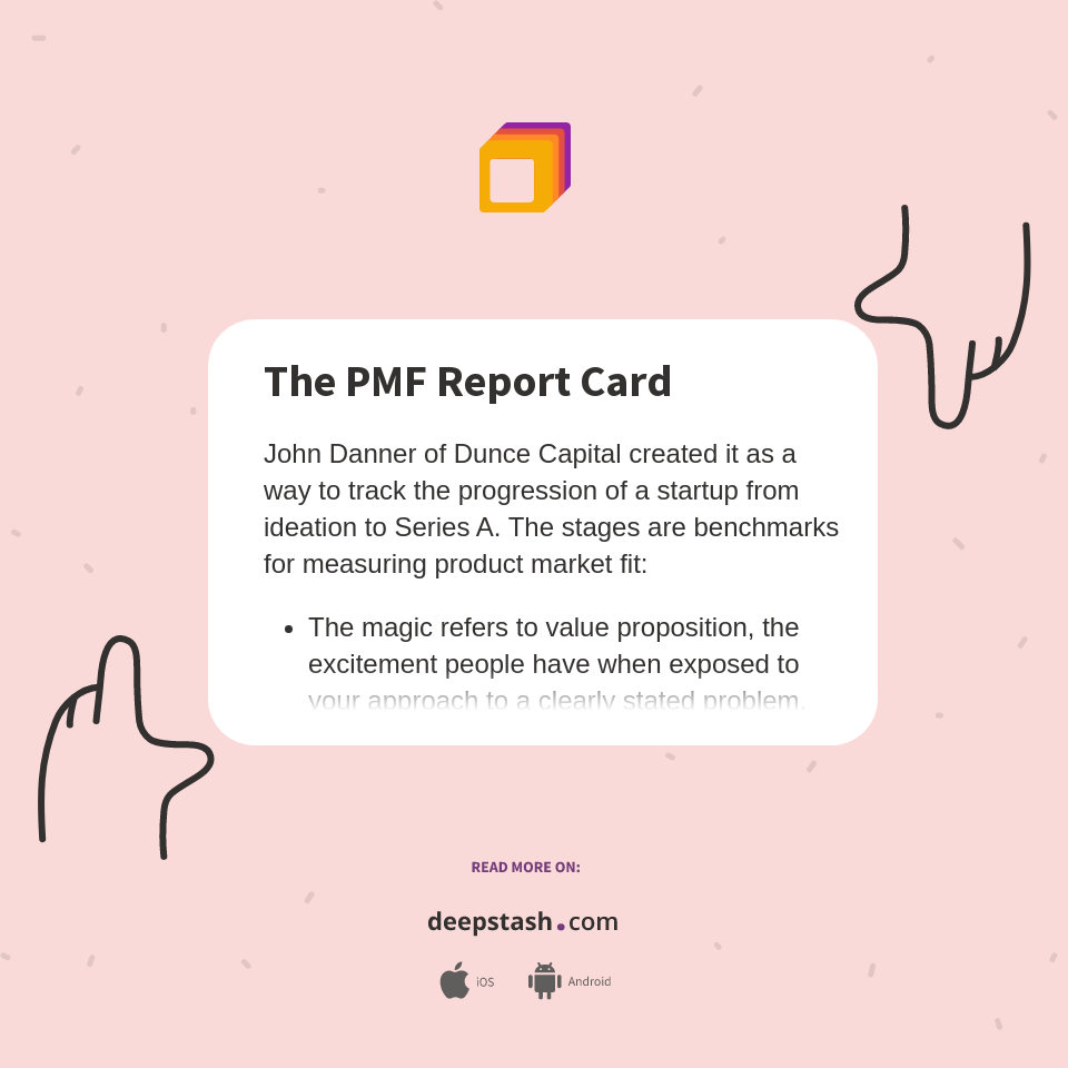 The PMF Report Card - Deepstash