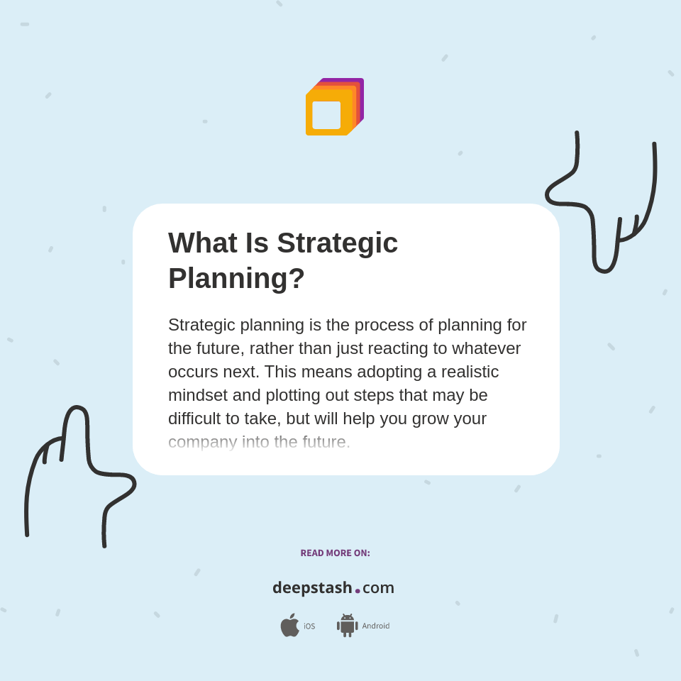 What Is Strategic Planning? - Deepstash