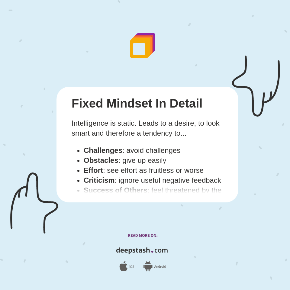Fixed Mindset In Detail - Deepstash