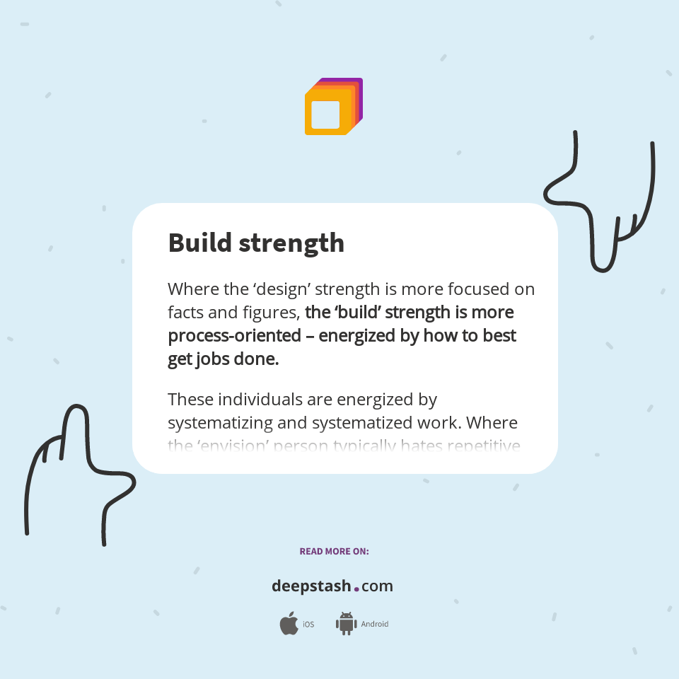 Build strength - Deepstash