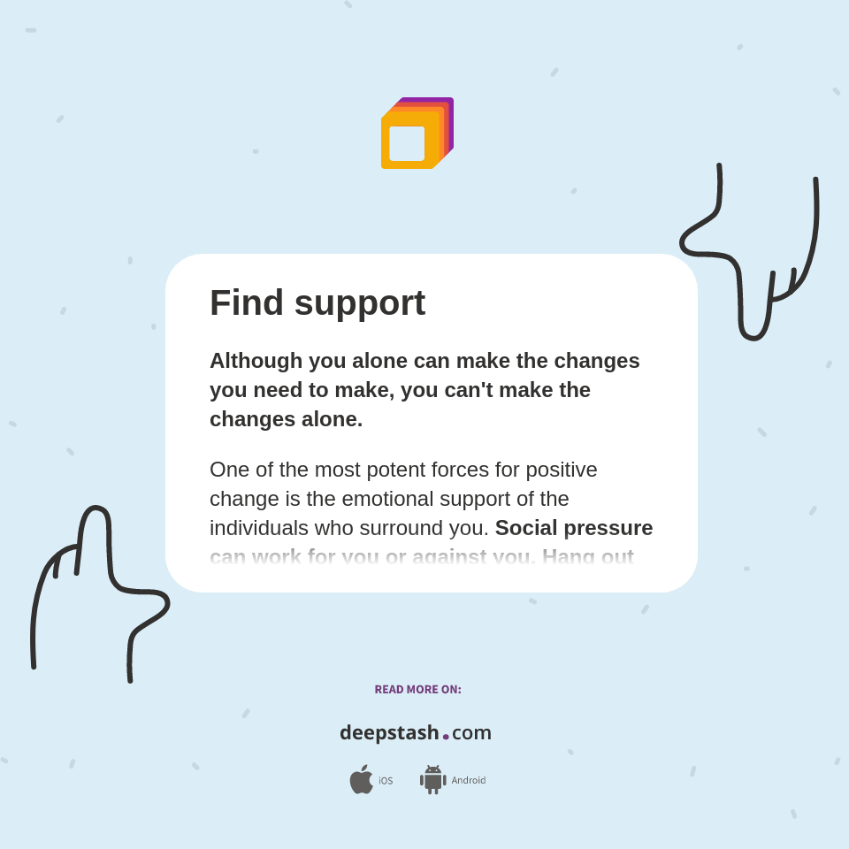 Find support - Deepstash