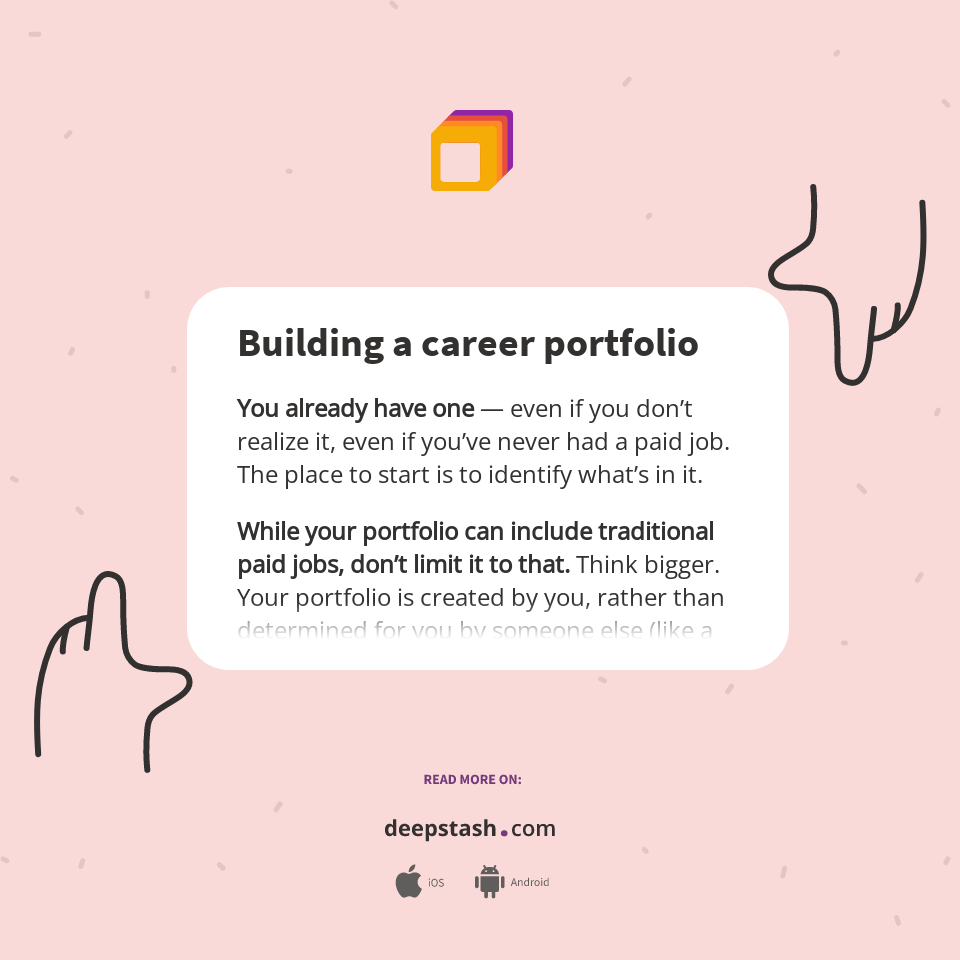 Building a career portfolio - Deepstash