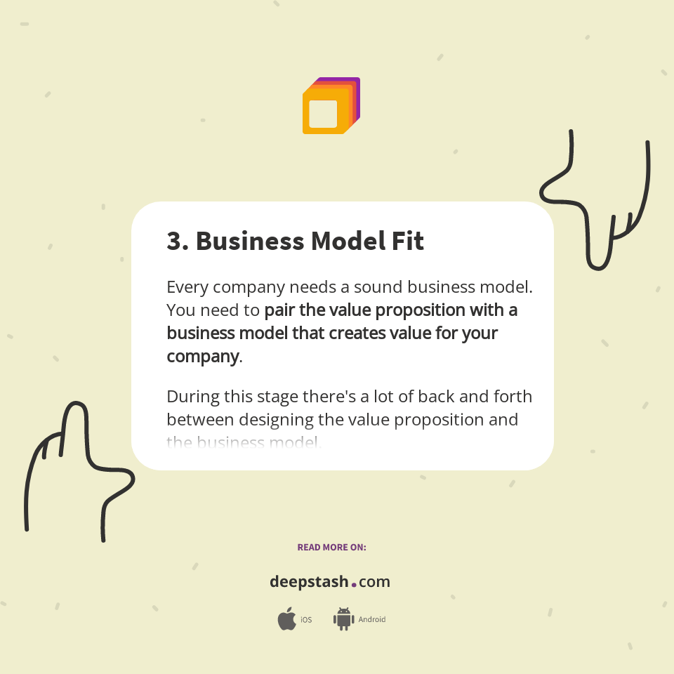 3. Business Model Fit - Deepstash