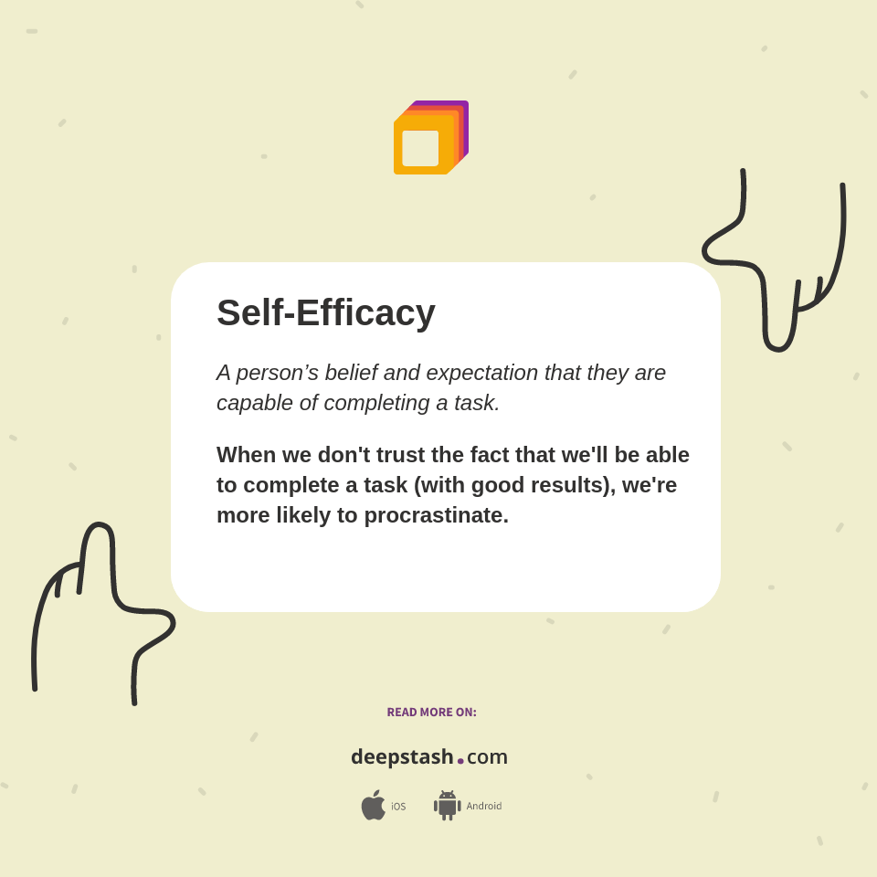 Self-Efficacy - Deepstash