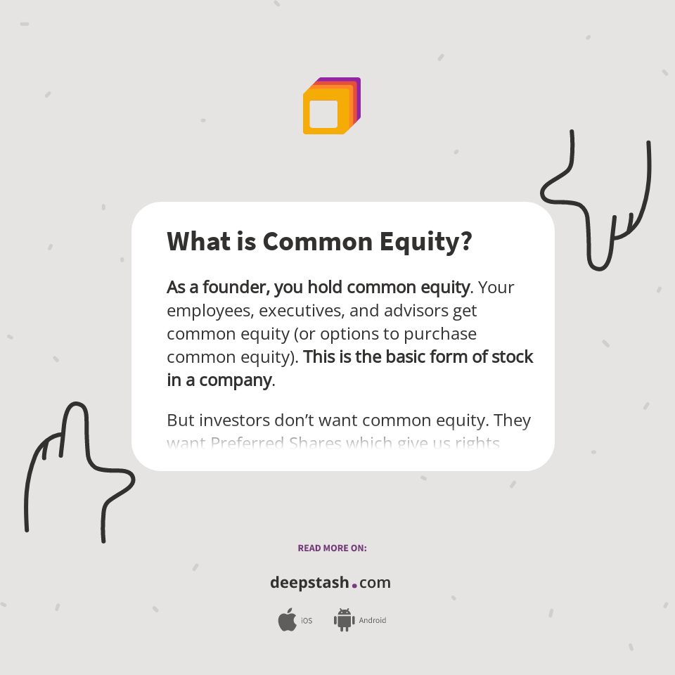 What is Common Equity? - Deepstash