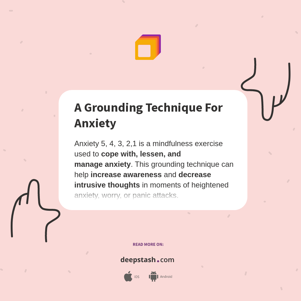 A Grounding Technique For Anxiety - Deepstash