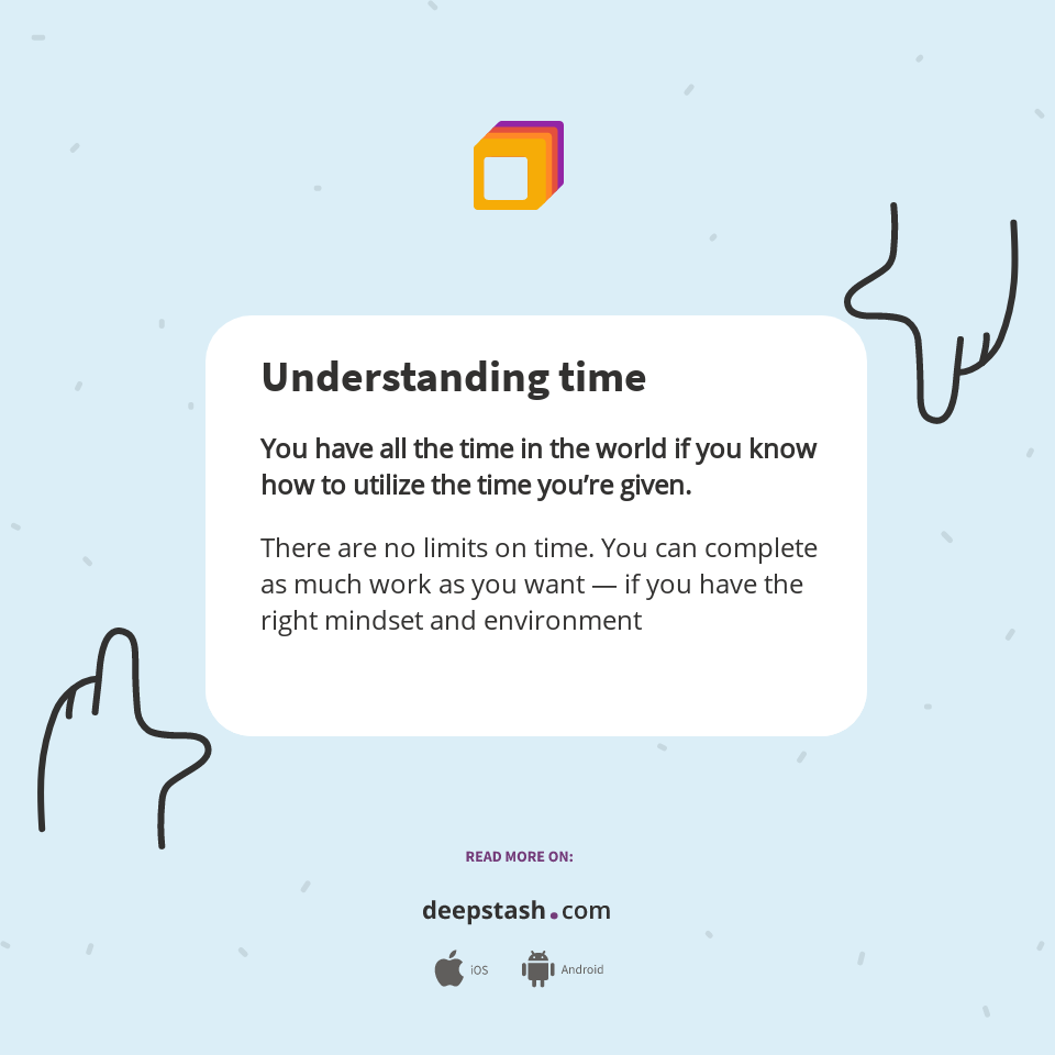 Understanding time - Deepstash