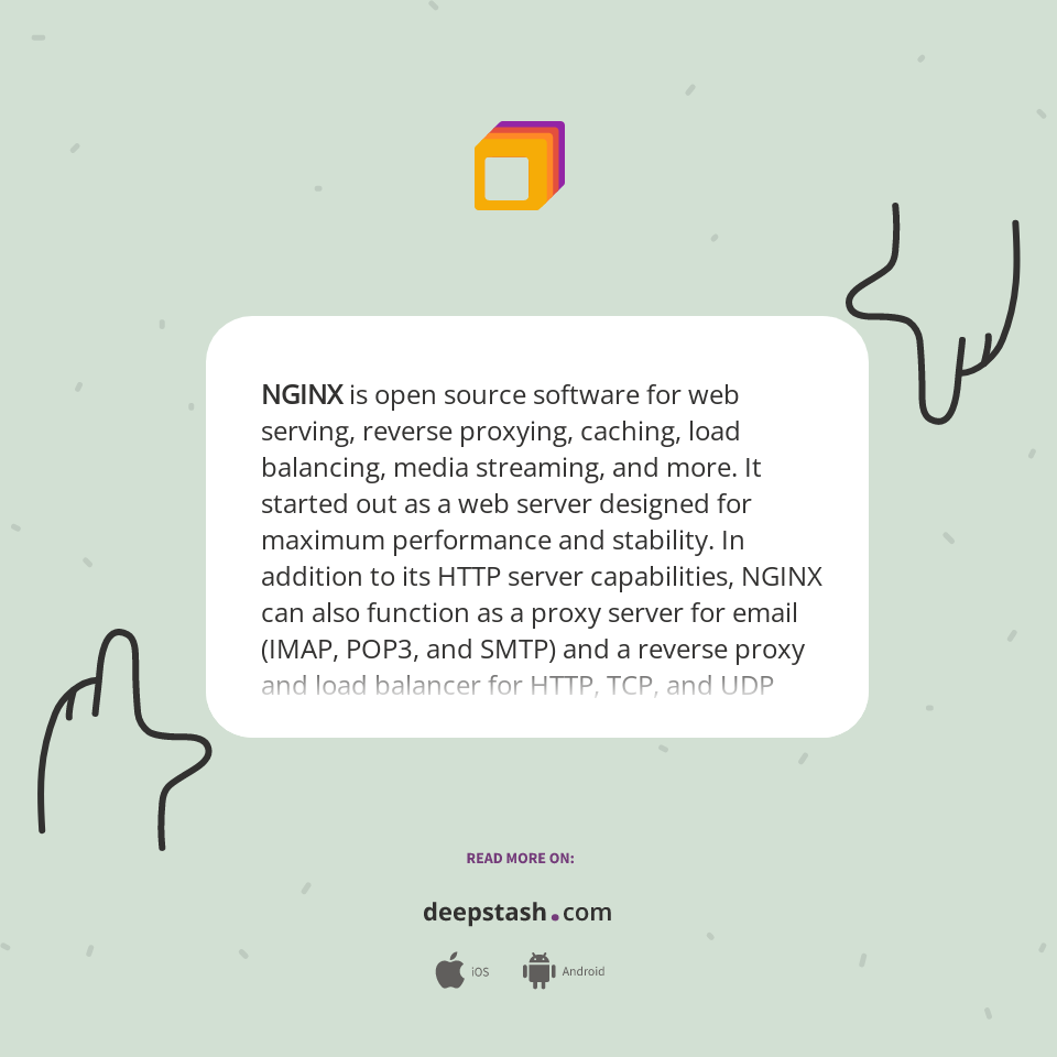 NGINX is open source software for web... - Deepstash