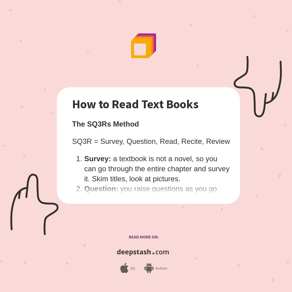 How to Read Text Books - Deepstash