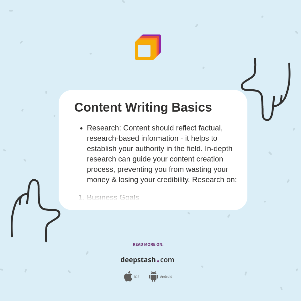 Content Writing Basics - Deepstash