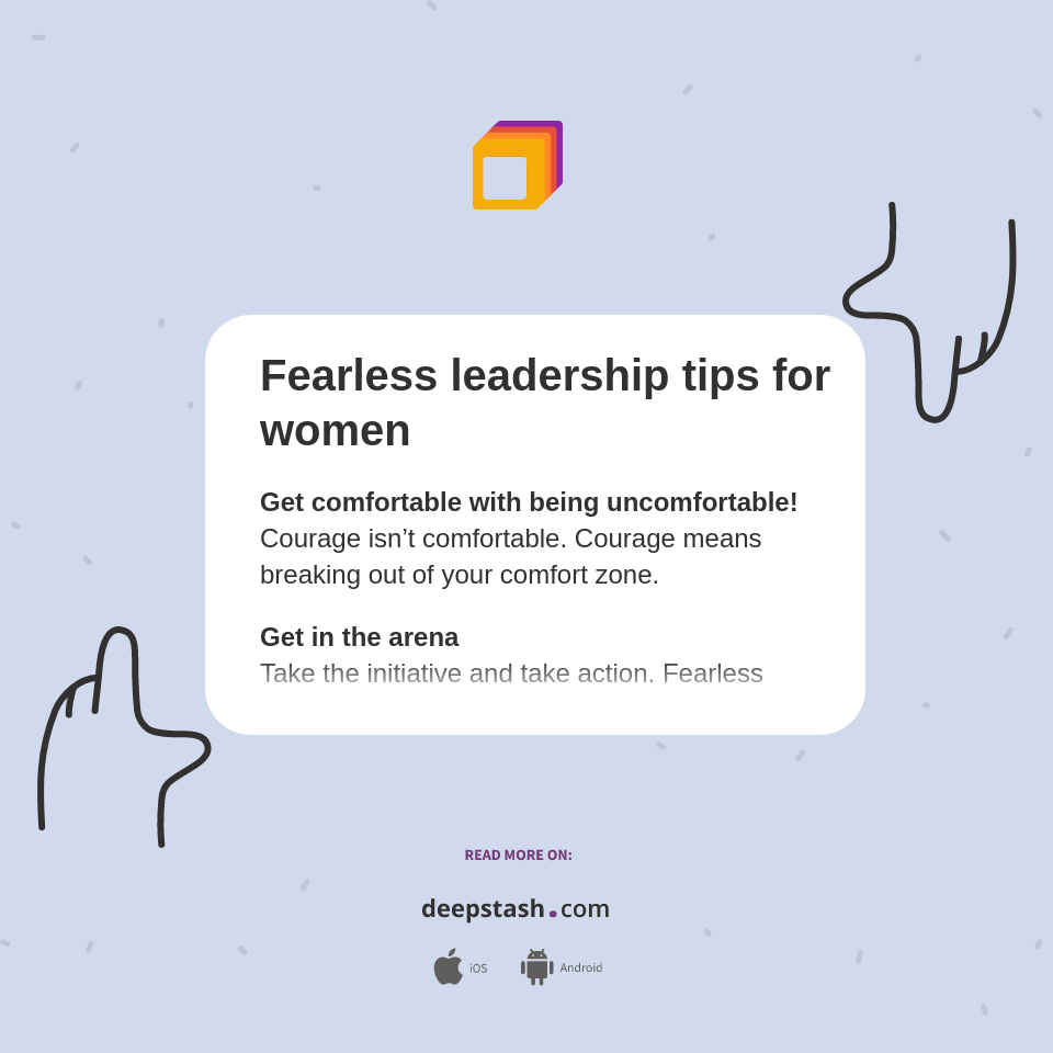 Fearless leadership tips for women - Deepstash