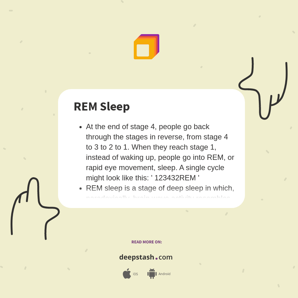 REM Sleep - Deepstash