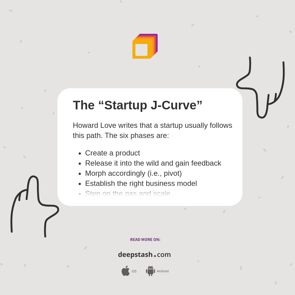 The “Startup J-Curve” - Deepstash
