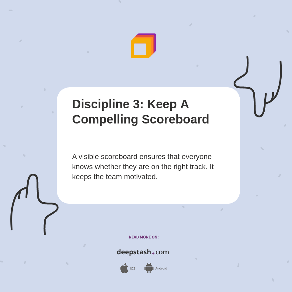 Discipline 3: Keep A Compelling Scoreboard - Deepstash