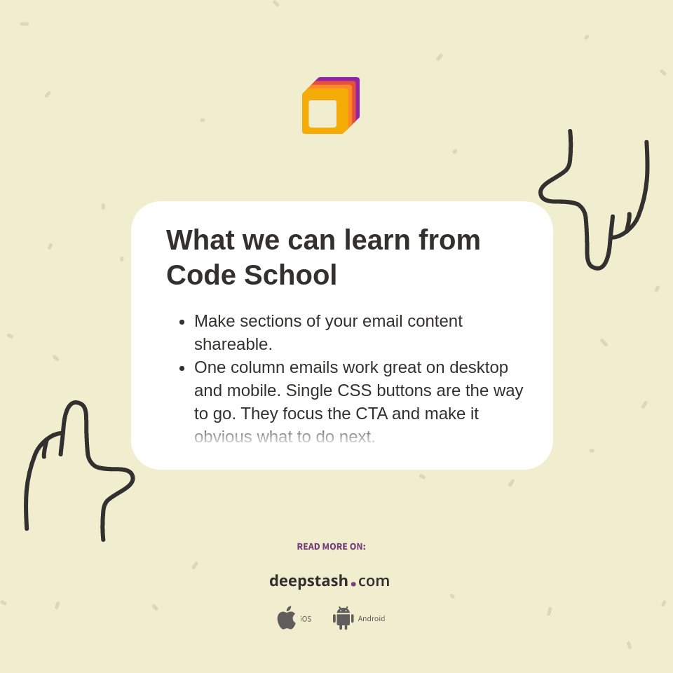 What we can learn from Code School - Deepstash