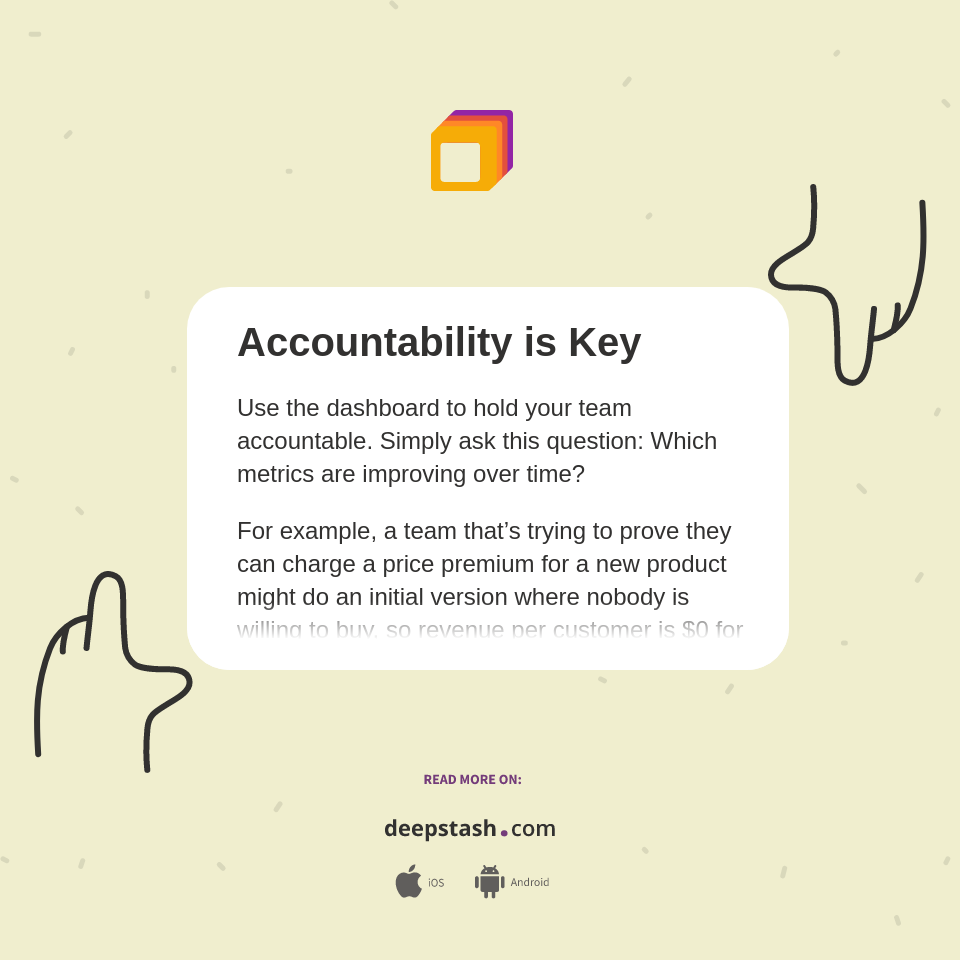 Accountability is Key - Deepstash