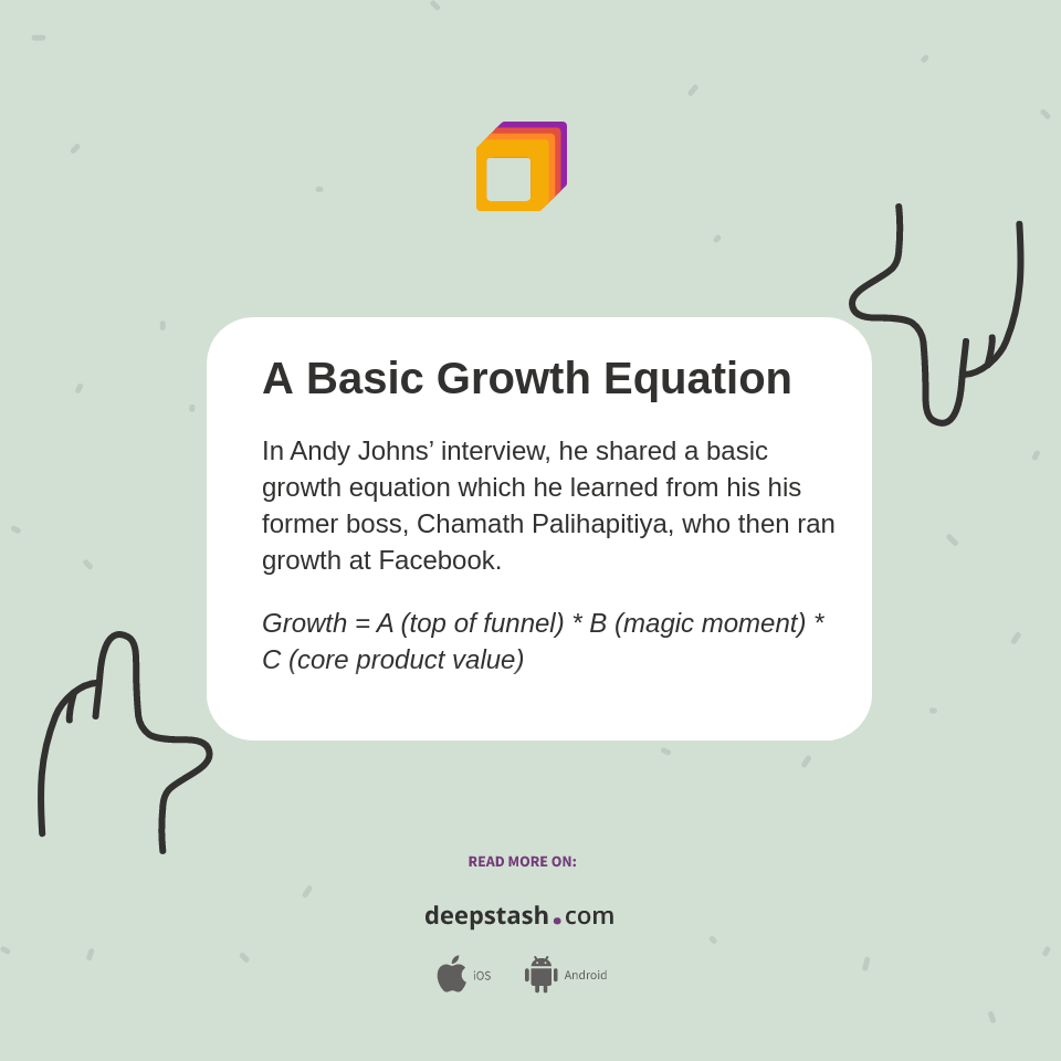 A Basic Growth Equation - Deepstash