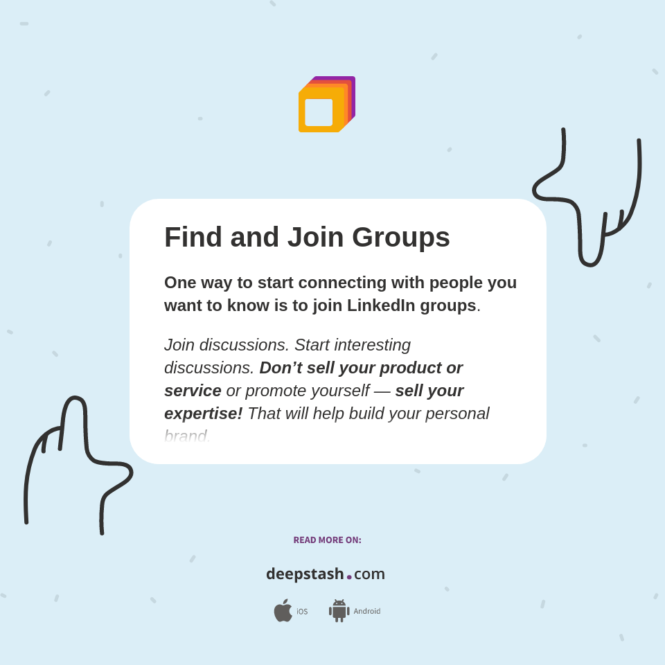 Find and Join Groups - Deepstash