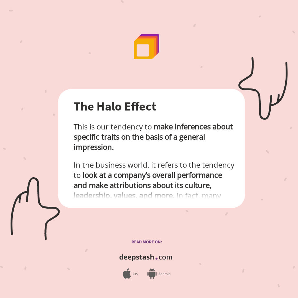 The Halo Effect - Deepstash