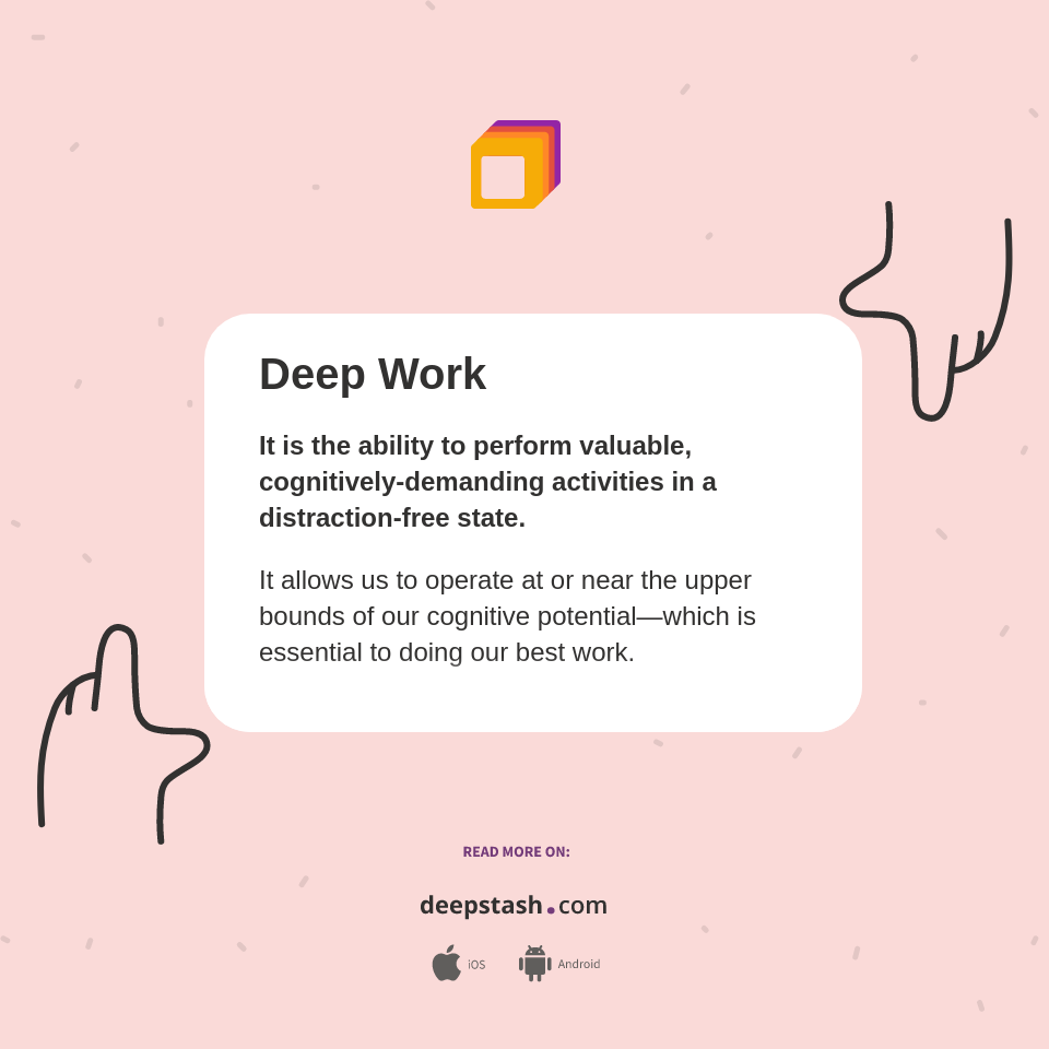 Deep Work - Deepstash