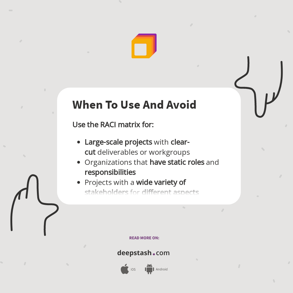When To Use And Avoid - Deepstash