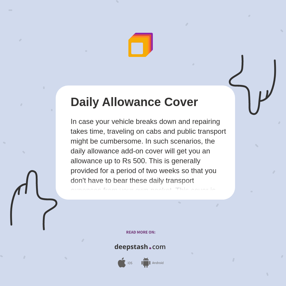 Daily Allowance Cover - Deepstash