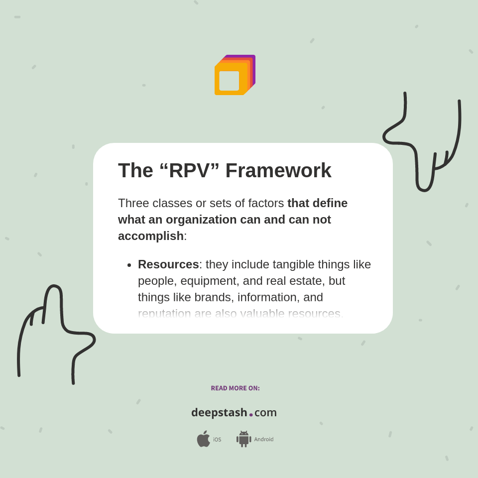 The “RPV” Framework - Deepstash