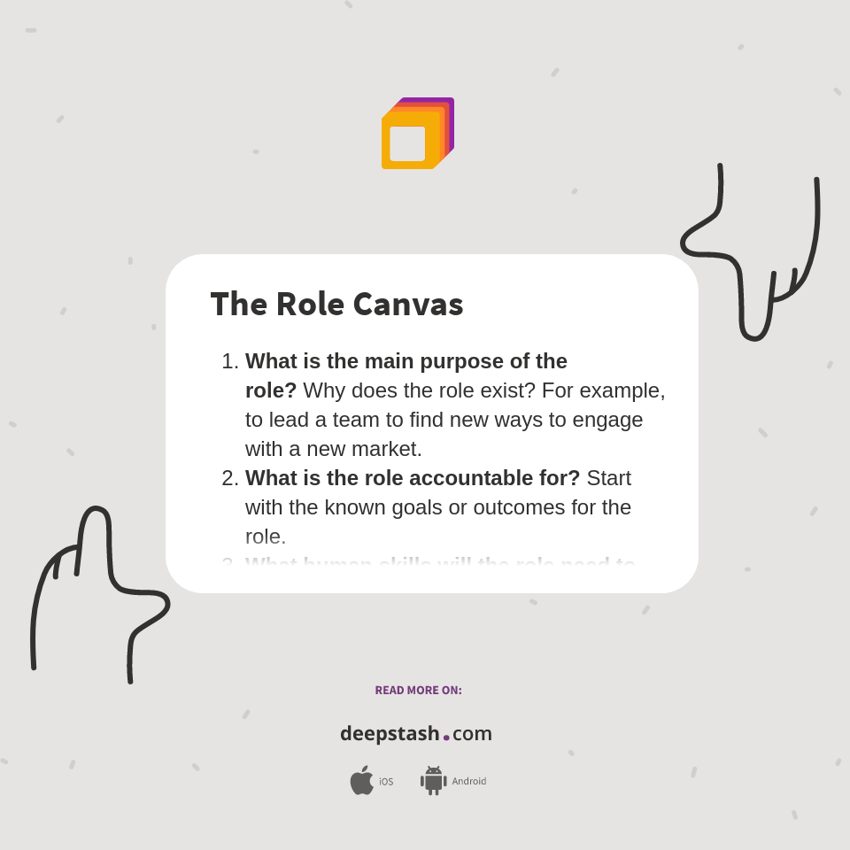 The Role Canvas - Deepstash