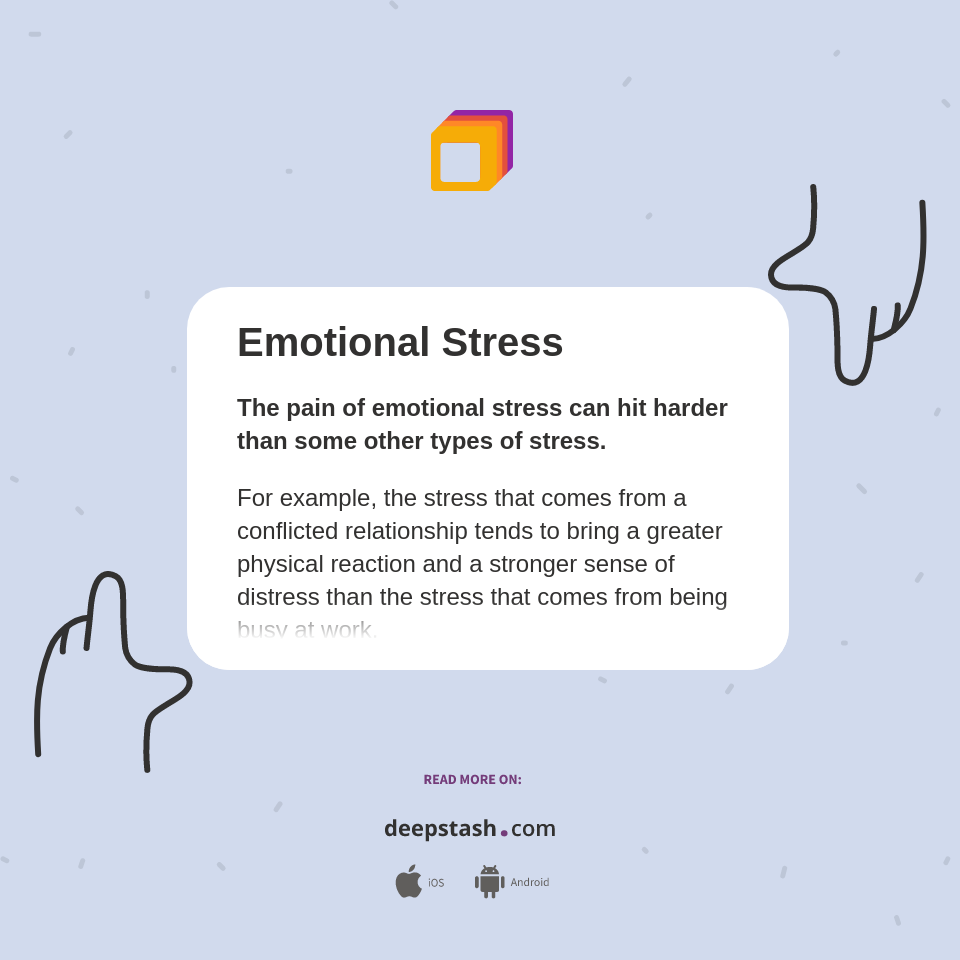 Emotional Stress - Deepstash
