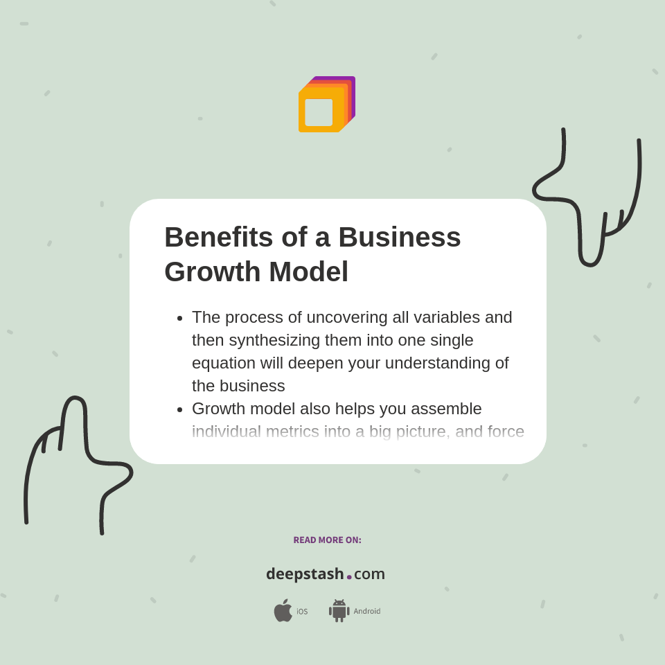 Benefits of a Business Growth Model - Deepstash