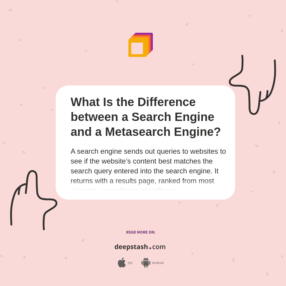 What Is the Difference between a Search Engine and a Metasearch Engine ...