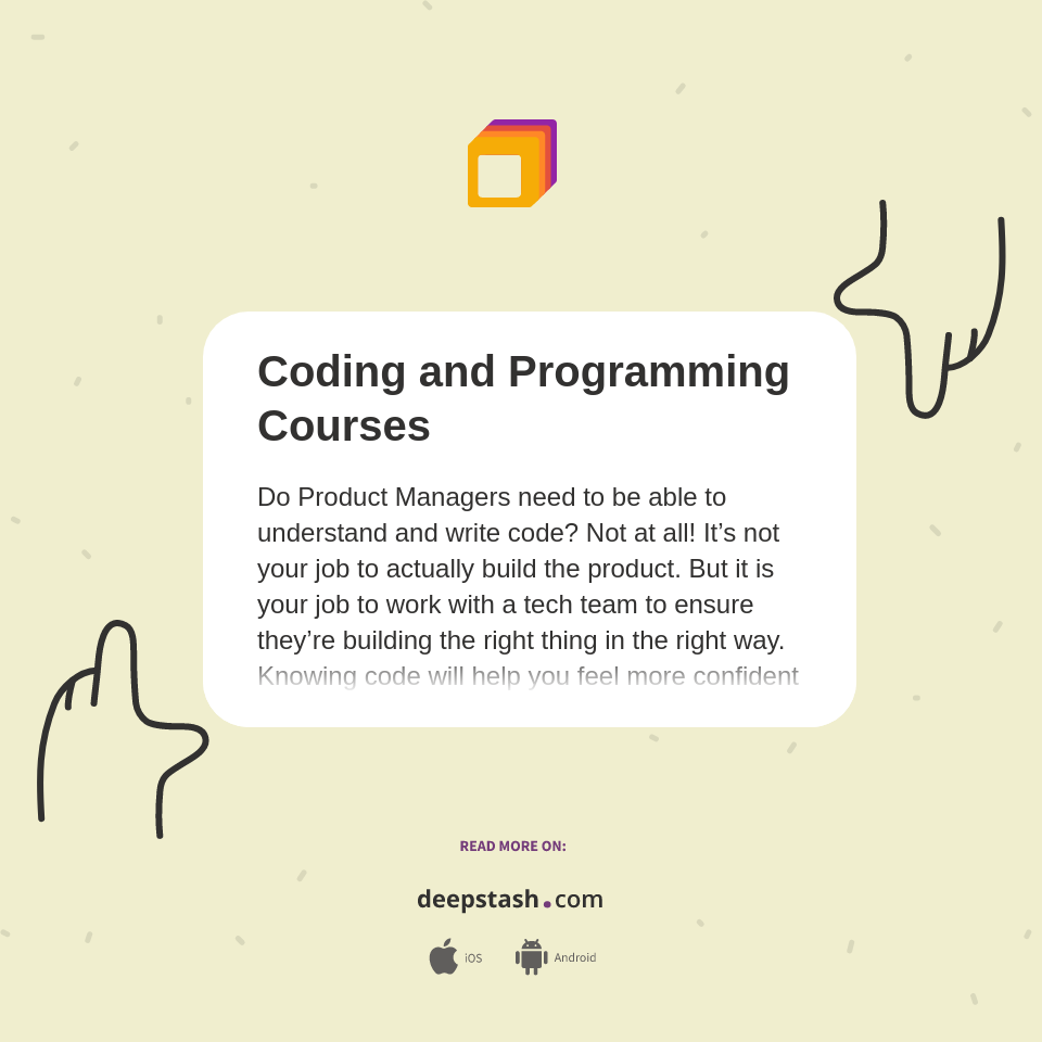 Coding and Programming Courses - Deepstash