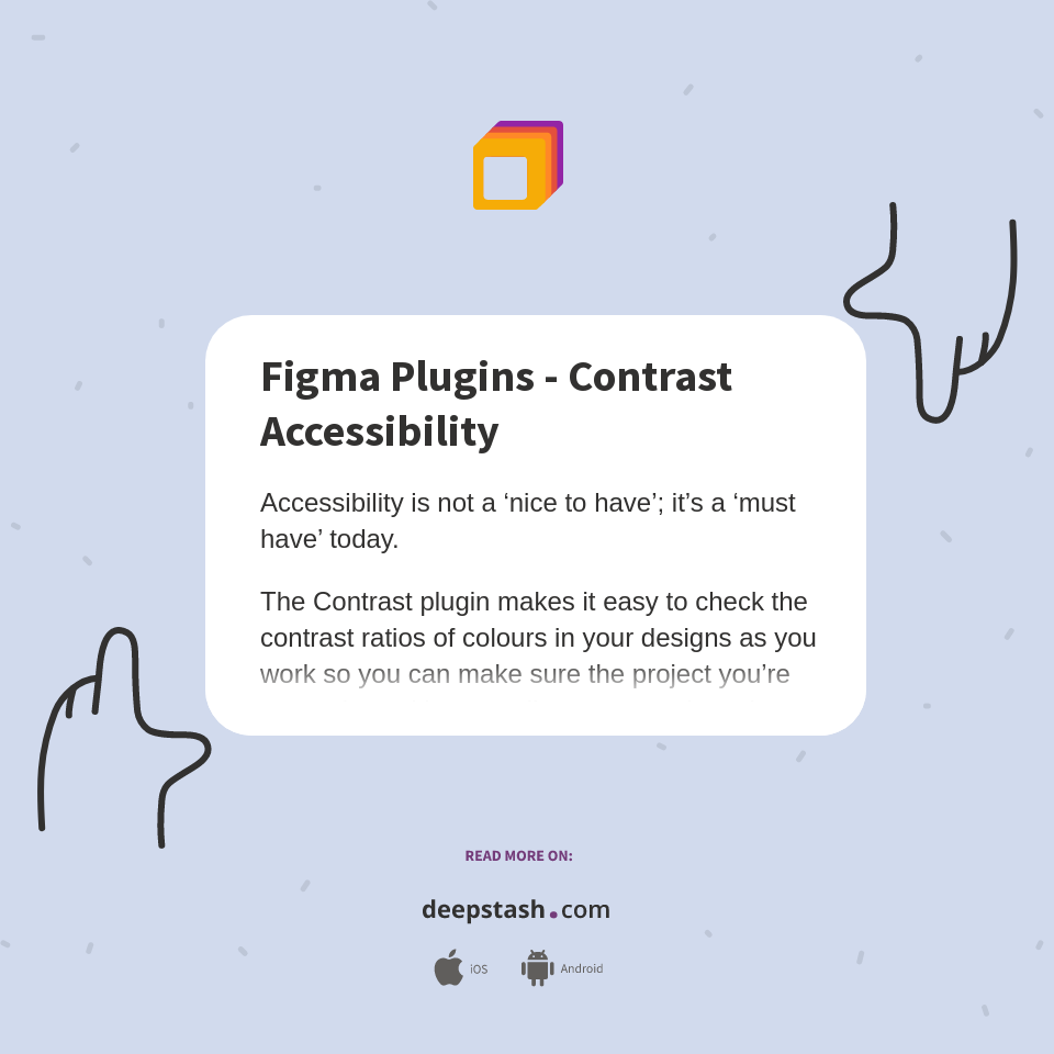 Figma Plugins - Contrast Accessibility - Deepstash