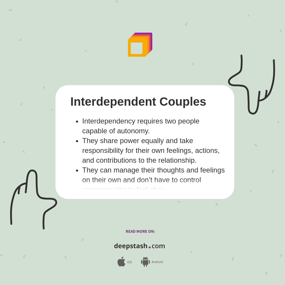 Interdependent Couples - Deepstash
