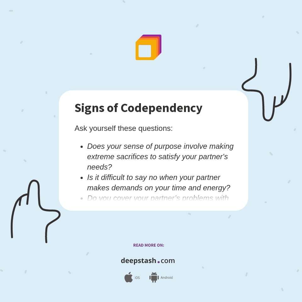 Signs of Codependency - Deepstash