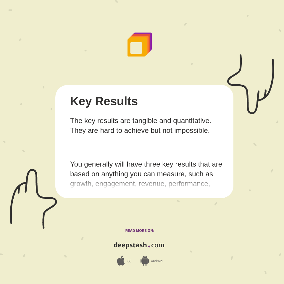 Key Results - Deepstash