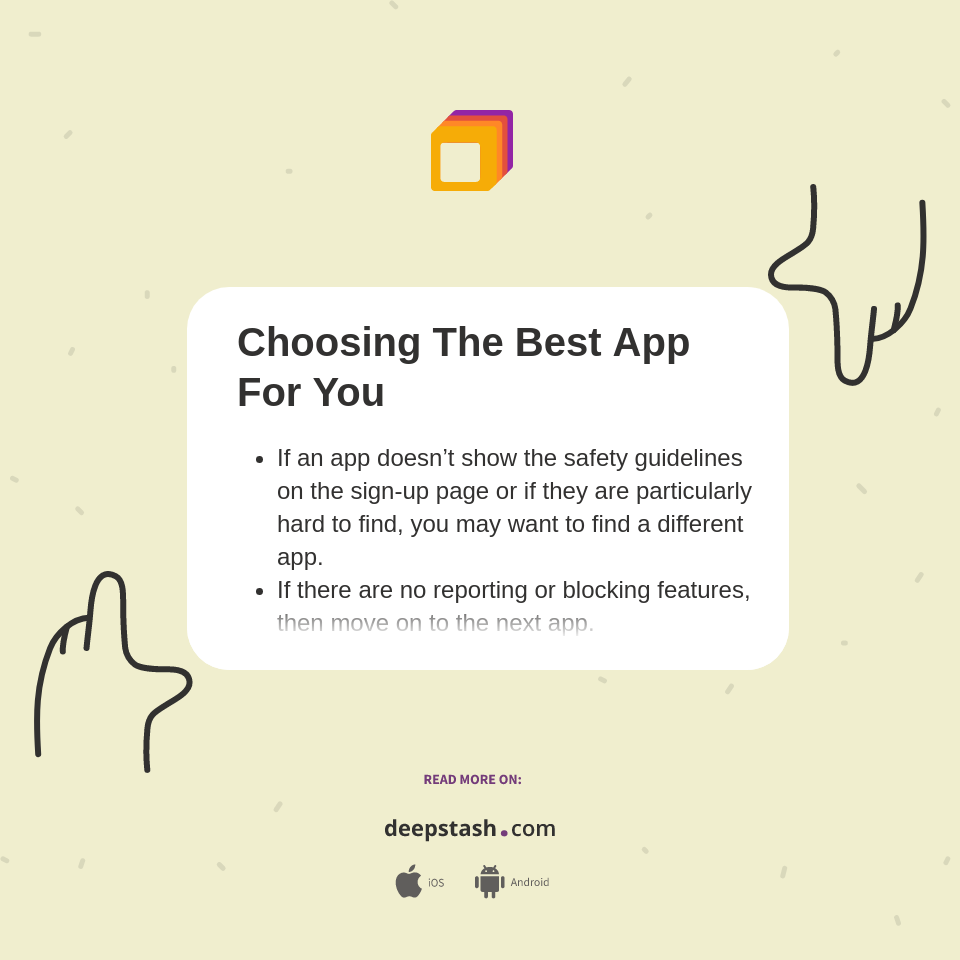 Choosing The Best App For You - Deepstash