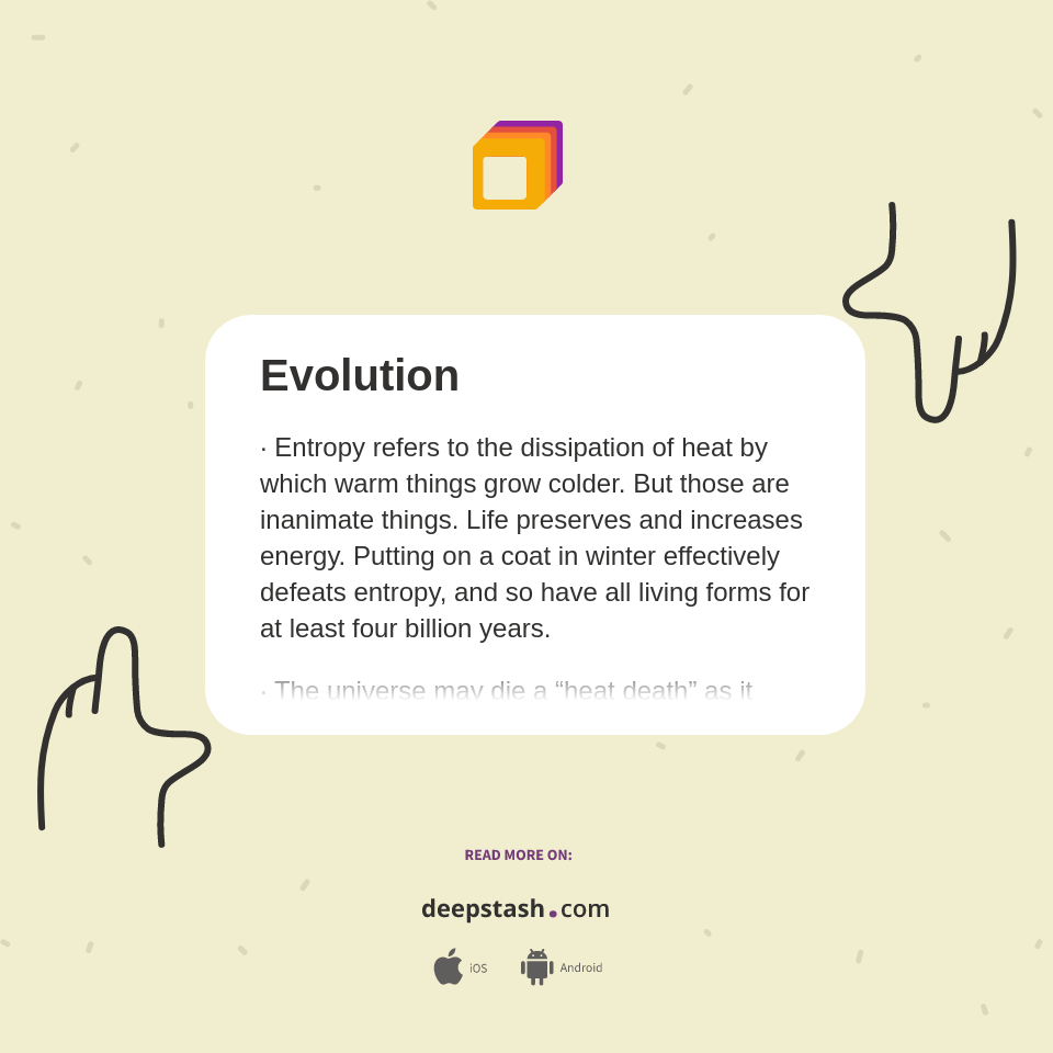 Evolution - Deepstash