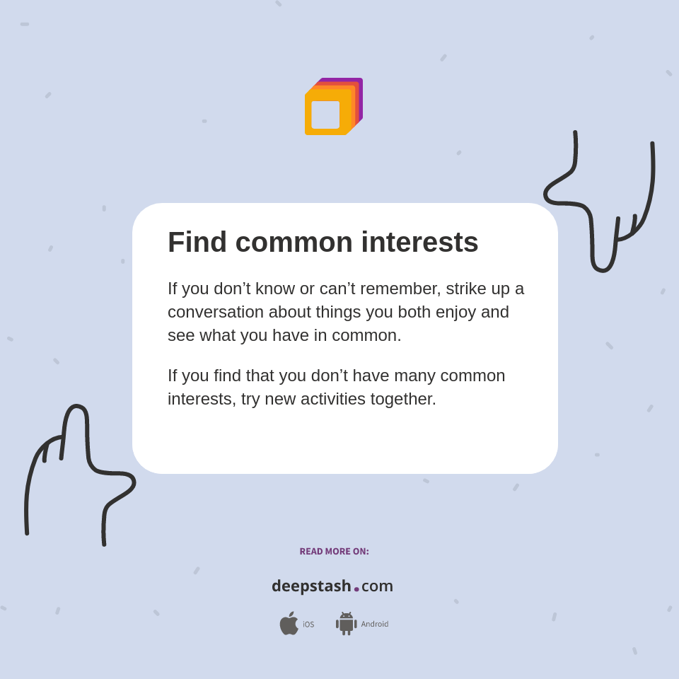 Find common interests - Deepstash