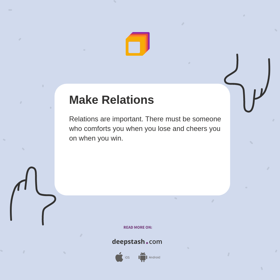 Make Relations - Deepstash