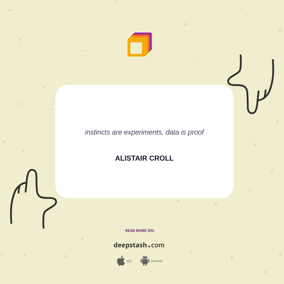 Quote by ALISTAIR CROLL - Deepstash