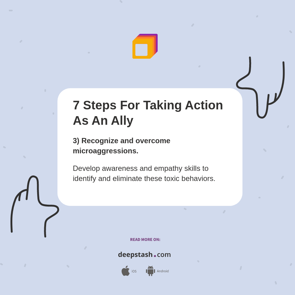 7 Steps For Taking Action As An Ally - Deepstash