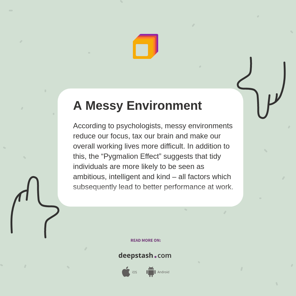 A Messy Environment - Deepstash