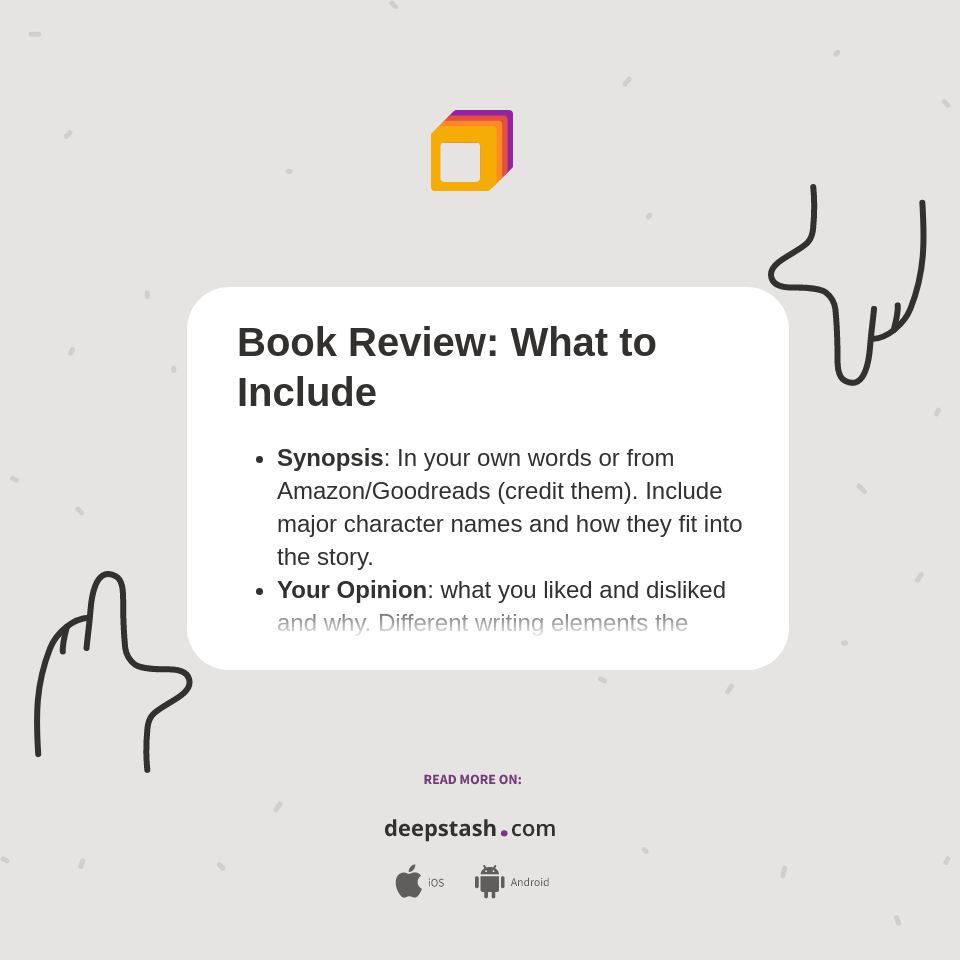 Book Review: What to Include - Deepstash