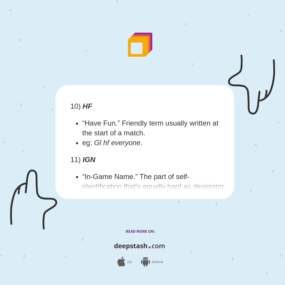 10) HF “Have... - Deepstash