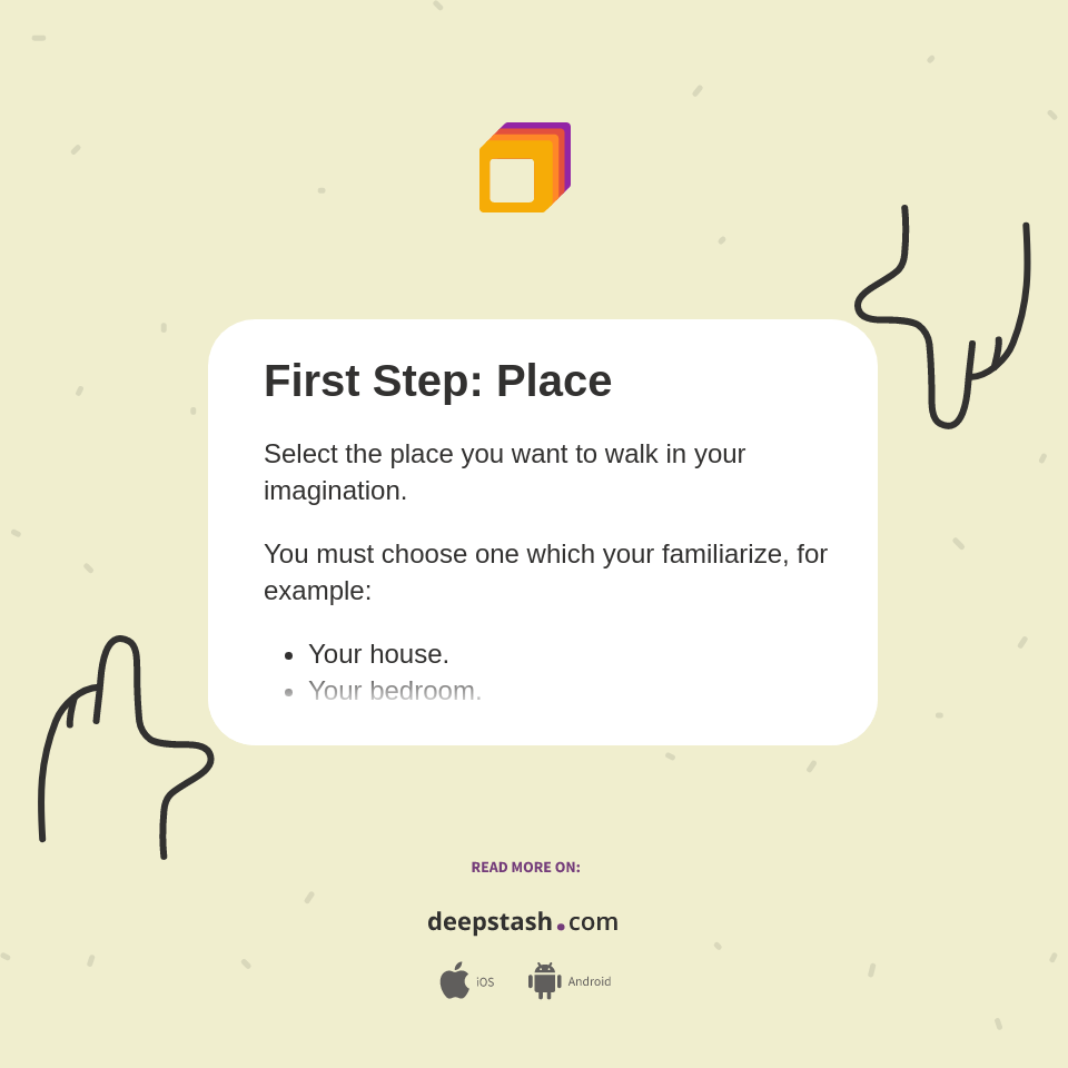 First Step: Place - Deepstash